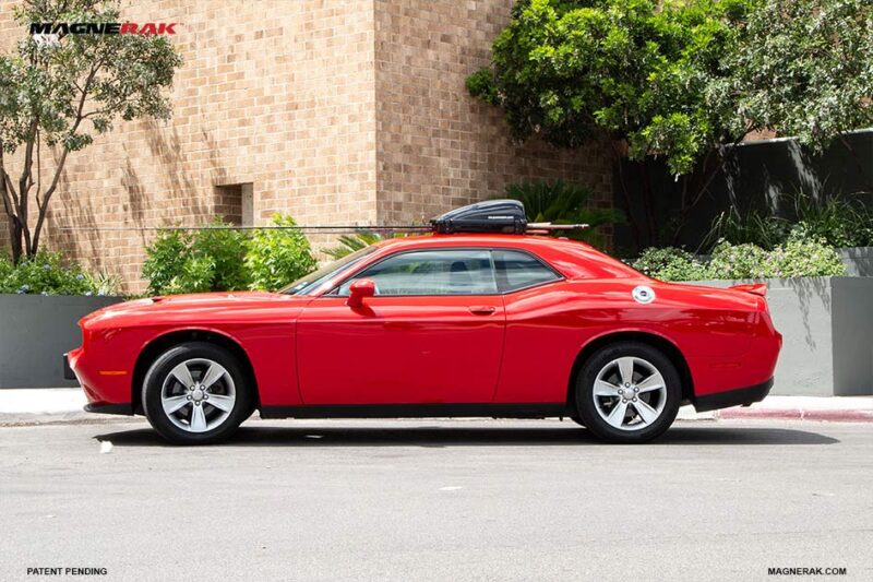 MAGNERAK FISHING ROD ROOF RACKS ON A DODGE CHALLENGER