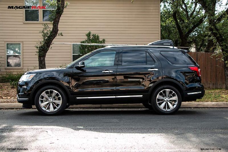 MAGNERAK FISHING ROD ROOF RACKS ON A FORD EXPLORER
